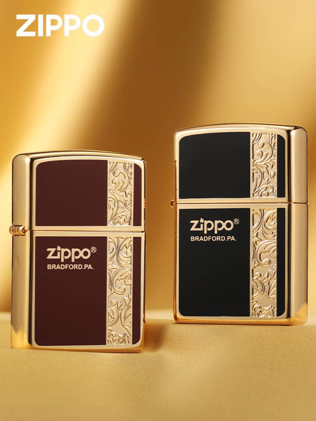 Zippo Flower Japan Design Black and Red Combo - Etsy