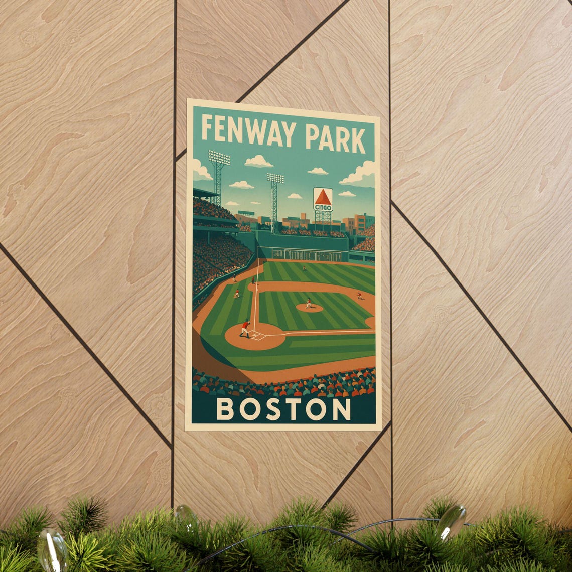 Vintage Fenway Park Matte Vertical Posters, Retro Travel Wall Art Print ...