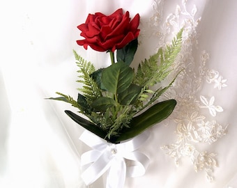 Single Rose Bouquet - Etsy