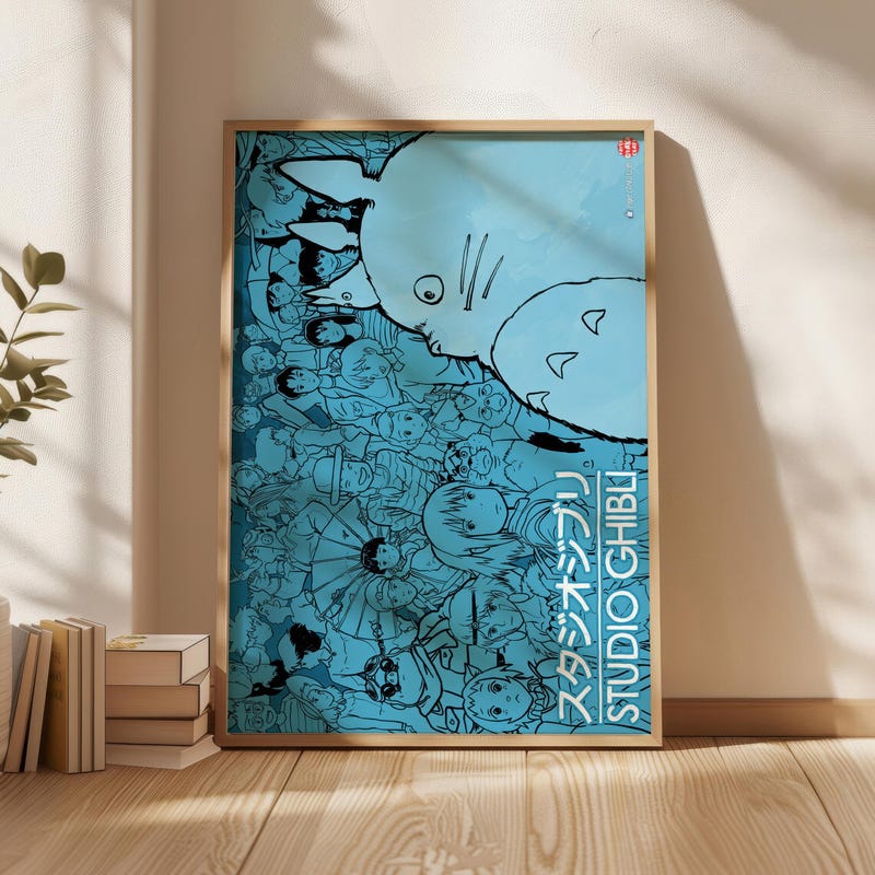 Ghibli Art A1 - Etsy UK