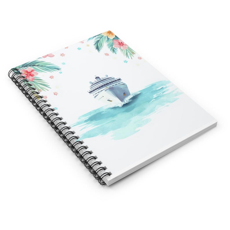 Spiral Notebook - Cruise Ship, Journal - Etsy