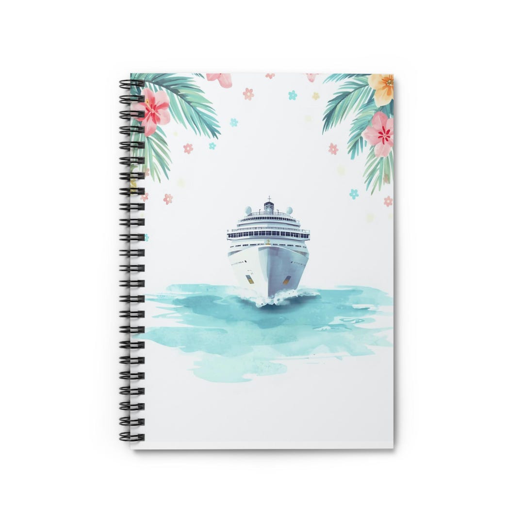 Spiral Notebook - Cruise Ship, Journal - Etsy