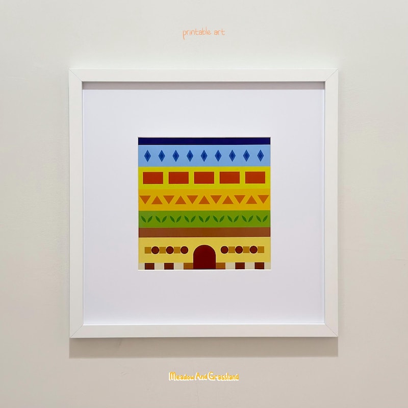 Geometry Composition Art - Etsy UK