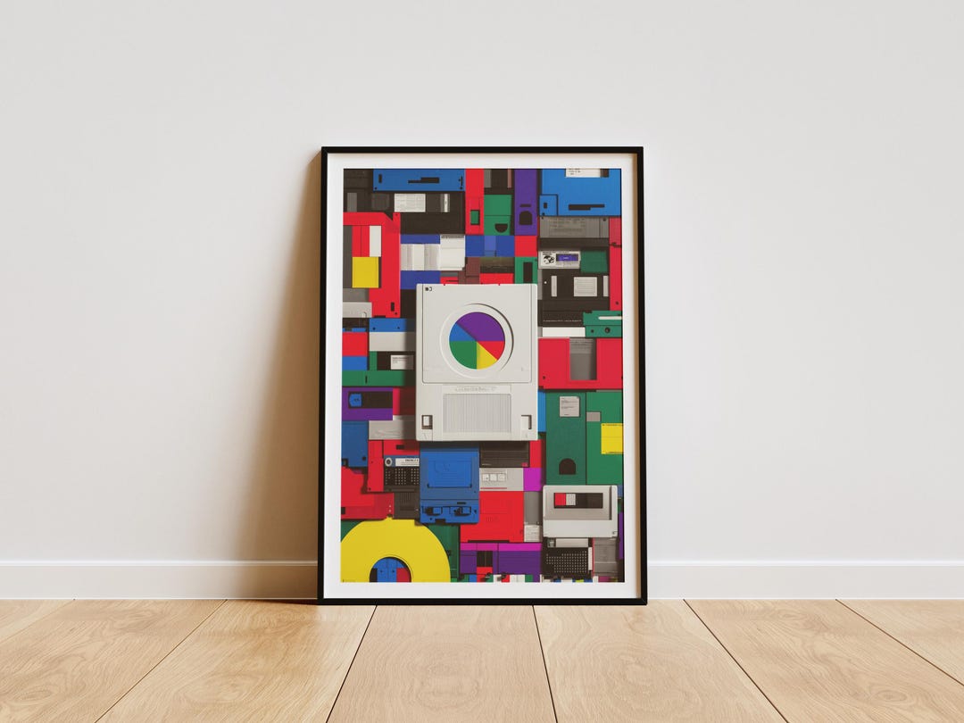 Retro Computer Art Print | 80s 90s Tech Poster - Etsy