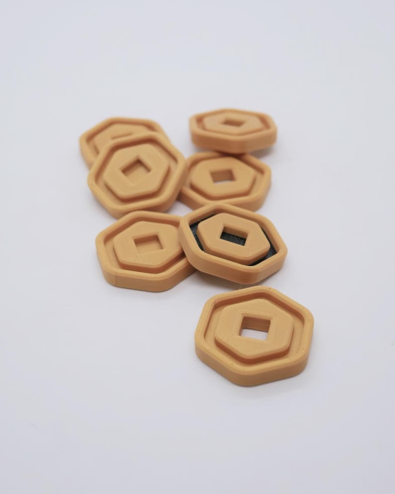Roblox Inspired Game Coin | 3D Printed Gaming Token | Gamer Desk Decor ...