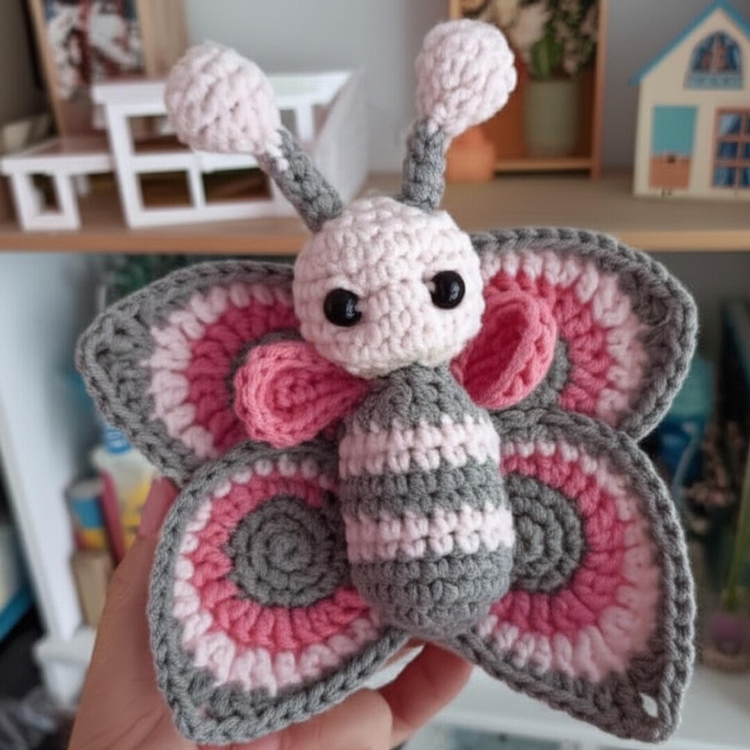 Butterfly Crochet Pattern PDF: Amigurumi Plush Toy (digital Download ...