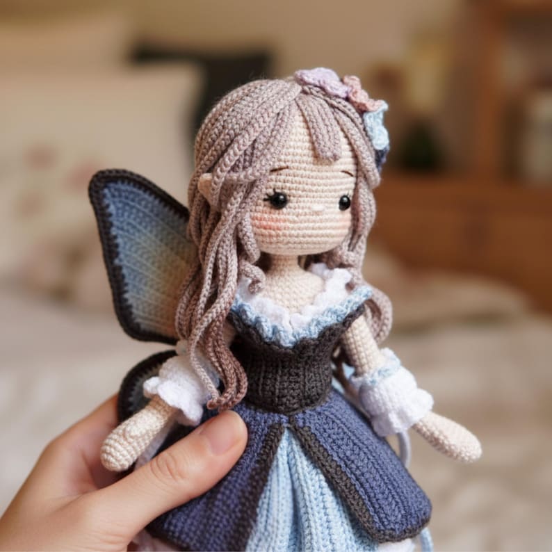 Elera Butterfly Crochet Pattern: Fairy Doll Amigurumi PDF Pattern - Etsy