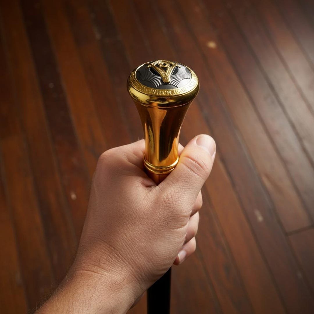 Masonic Walking Cane - Ceremonial Cane - Freemason - Gift Birthday ...