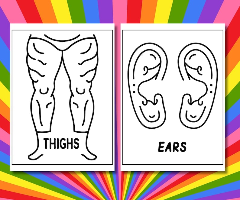 Human Body Organs Coloring Pages | Educational Anatomy Worksheets for ...