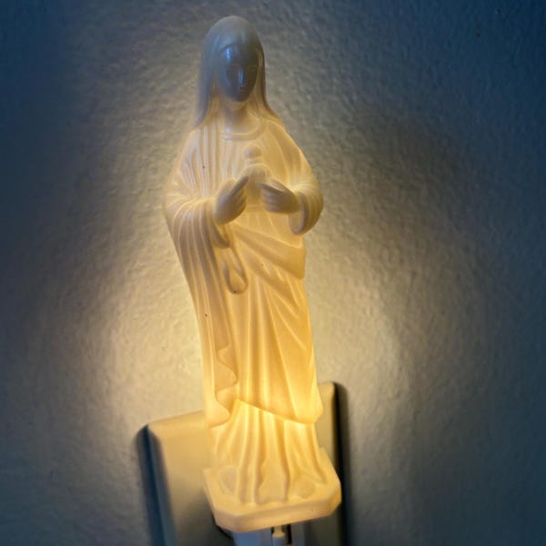 Virgin Mary Night Light - Etsy