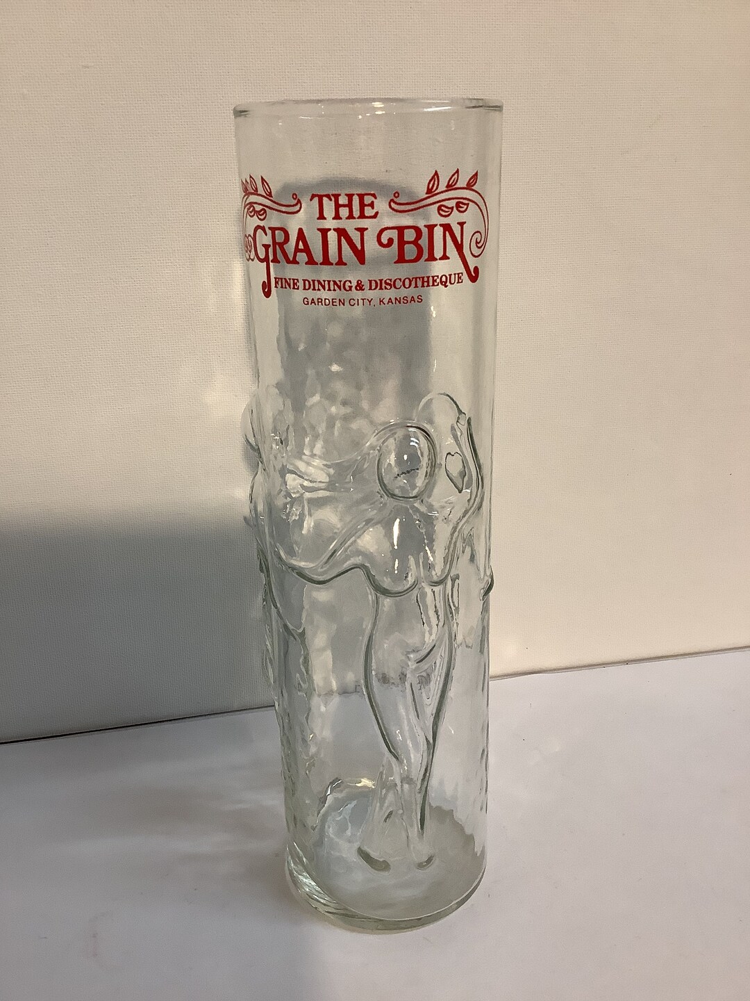 La Femme by Libbey Tall Glass, Dancing Nude, the Grain Bin Collectible ...