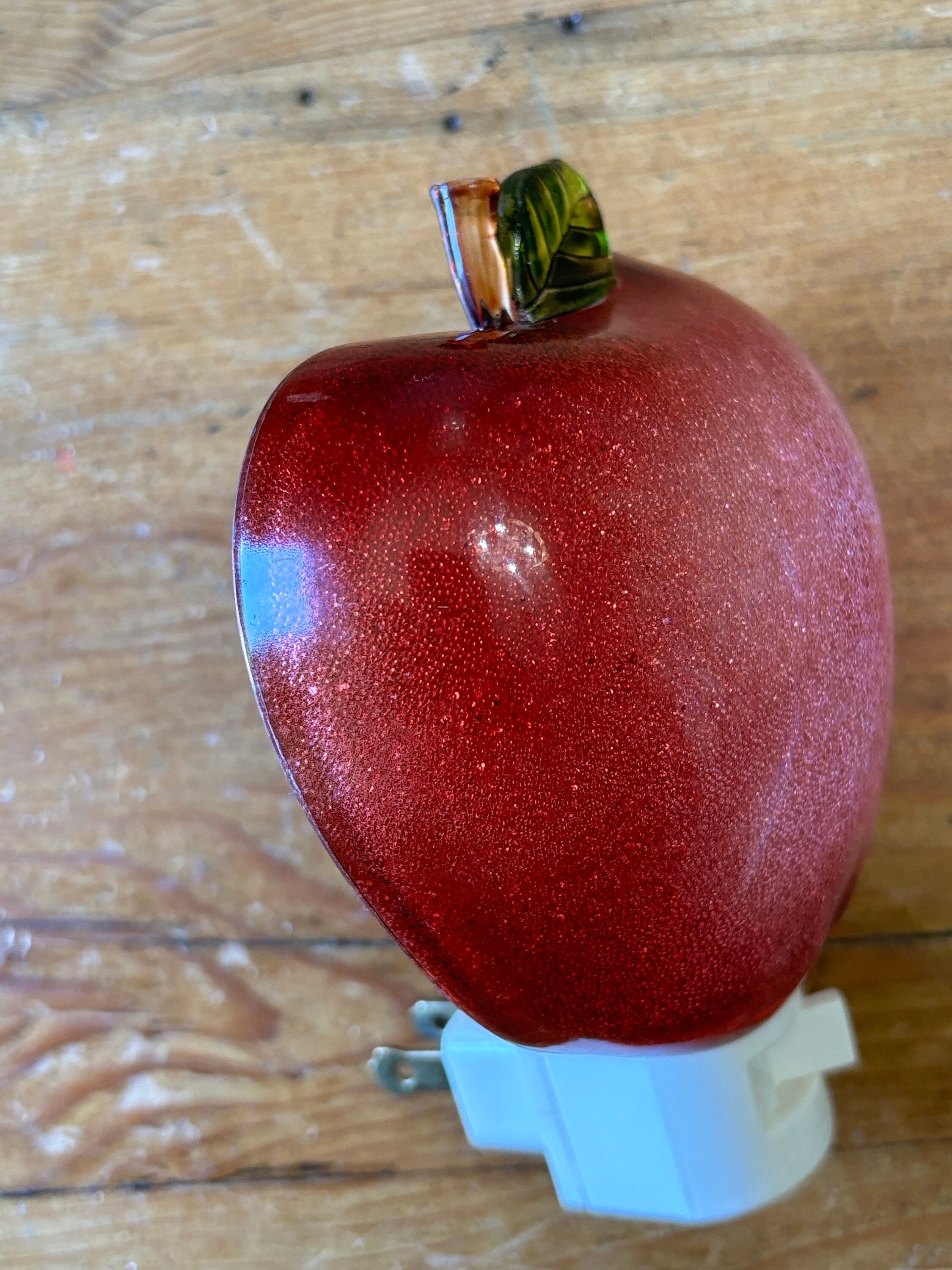 Vintage Apple Nightlight, Red Apple Light for Kitchen, Classroom ...