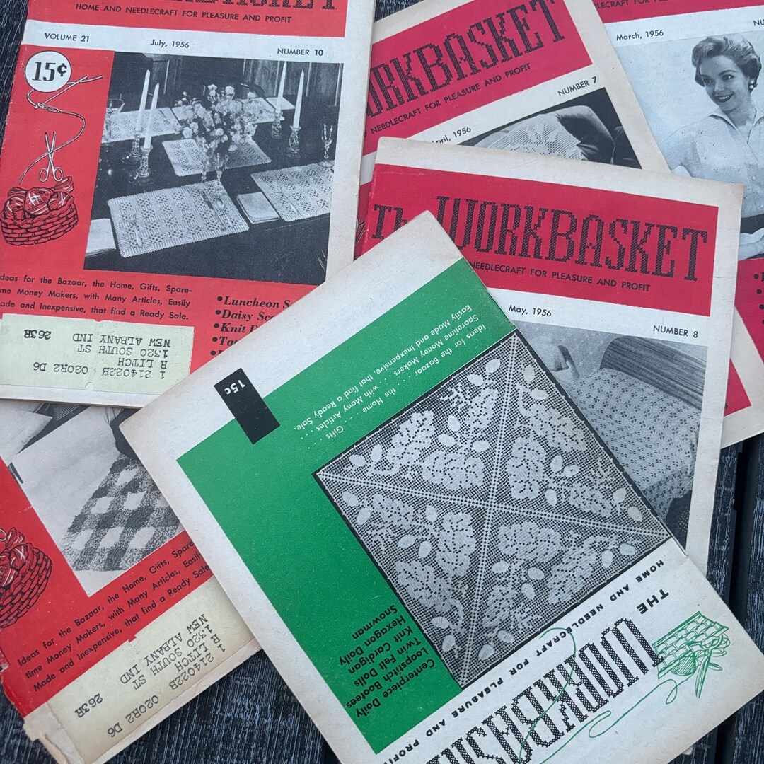 Workbasket Magazine, Vintage Needlework Patterns, Vintage Recipes ...