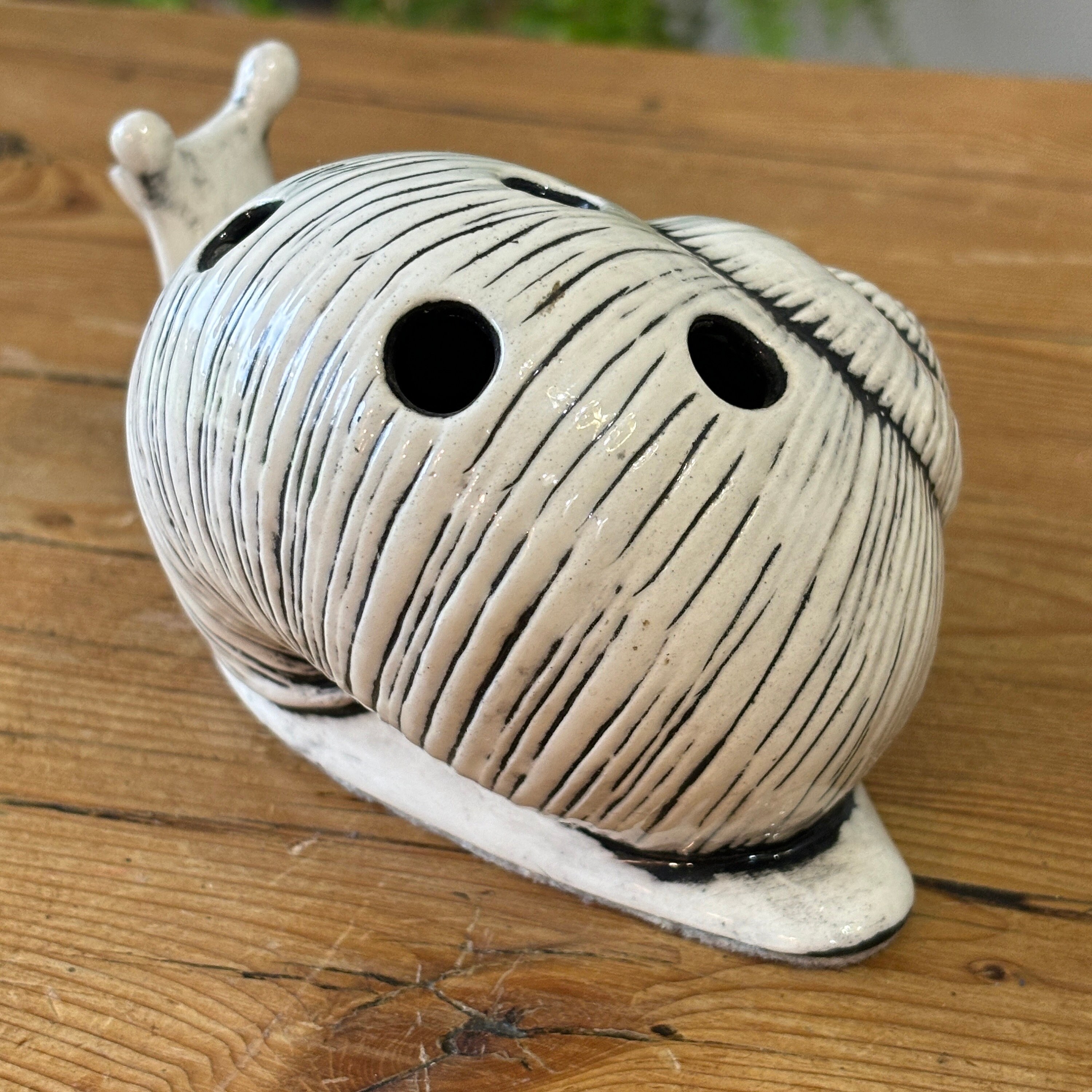 Snail Pencil Holder, Vintage Pencil Holder for Pens, Pencils, Desk ...