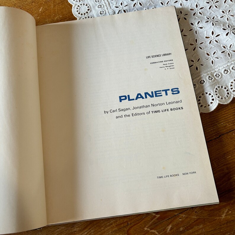 Planets Vintage Book, LIFE Science Library, 1970 Edition, Timelife Book ...