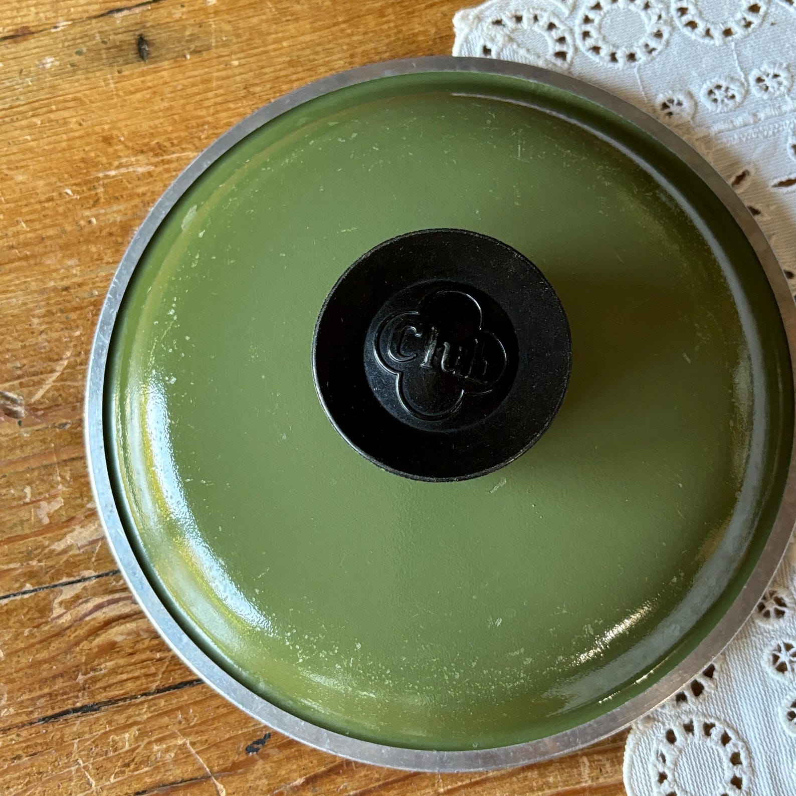 Club Aluminum Lid, 7” Replacement Lid for Club Aluminum Pot, Avacado ...