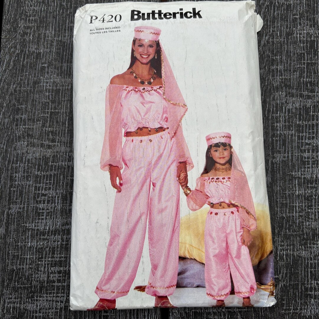 Butterick Sewing Pattern P420, All Sizes Included for Mother Daughter ...
