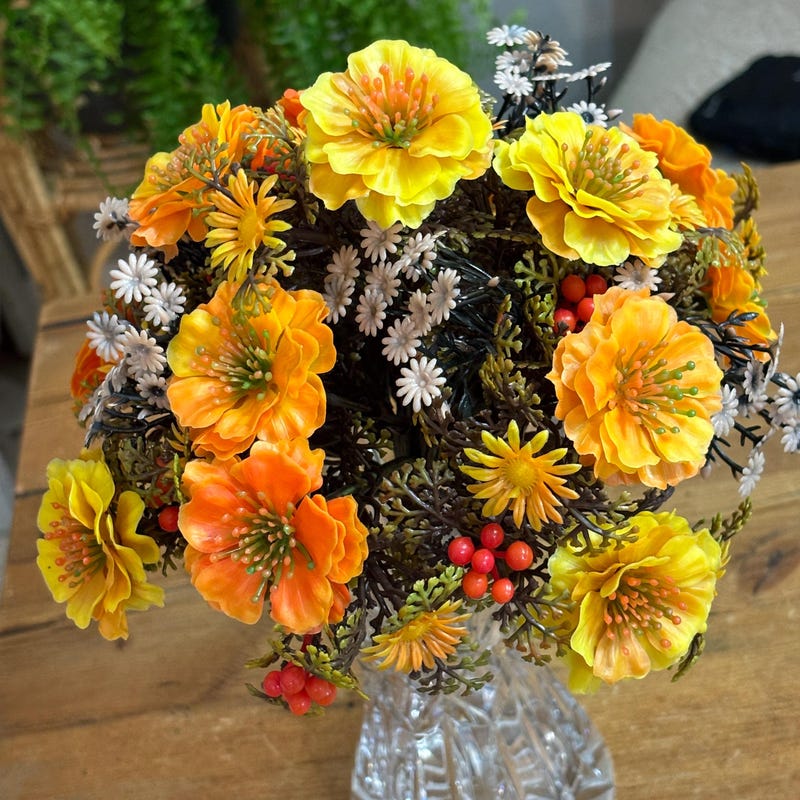 Plastic Flowers - Etsy