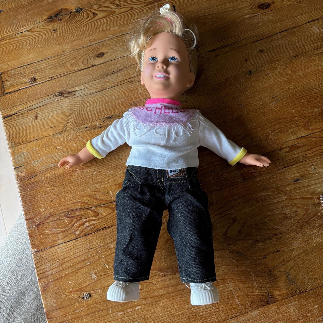 Vintage Michelle Tanner Doll From Full House TV Show, 18” Talking Doll ...