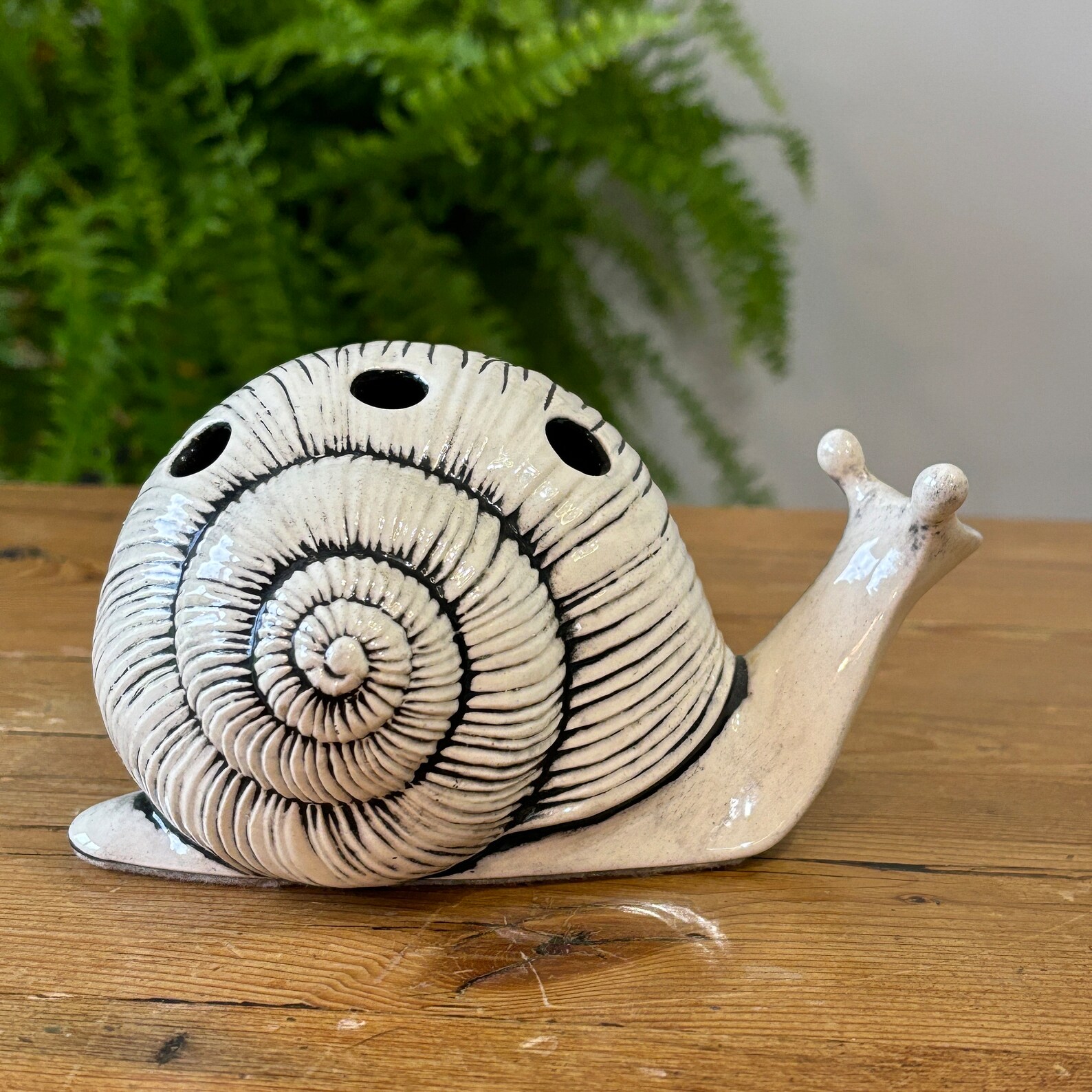 Snail Pencil Holder, Vintage Pencil Holder for Pens, Pencils, Desk ...
