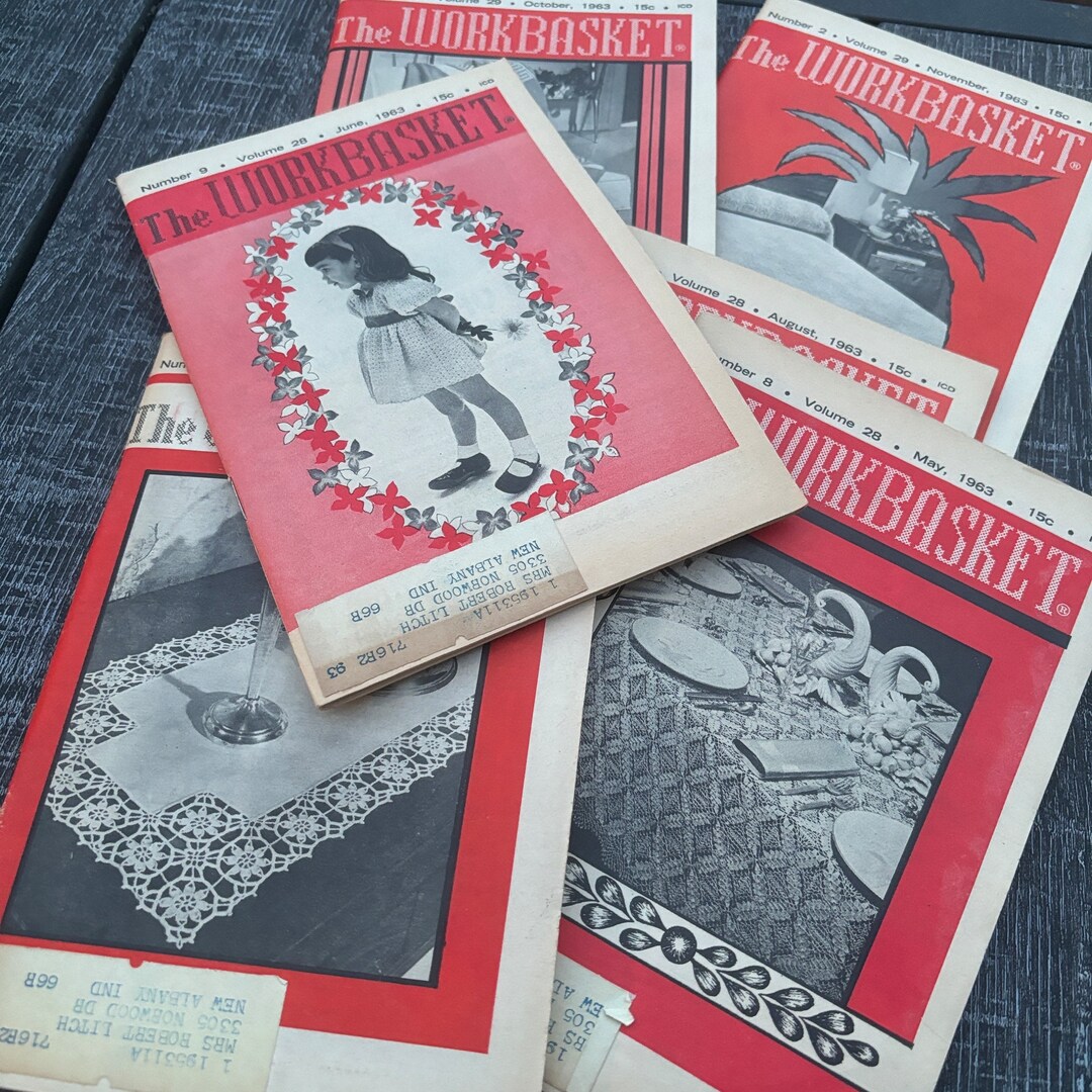 Workbasket Magazine, Vintage Needlework Patterns, Vintage Recipes ...