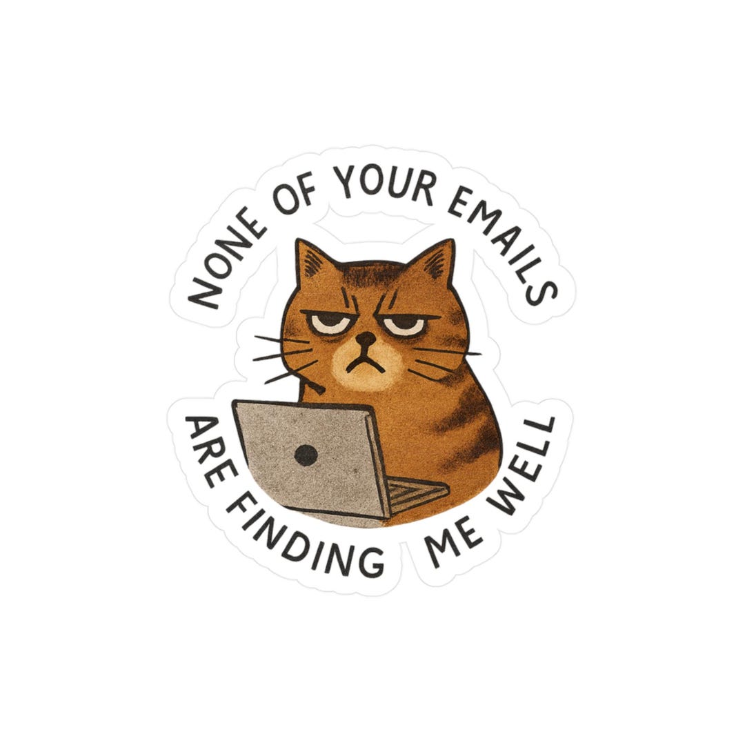 Grumpy Cat Sticker for Laptops - Etsy