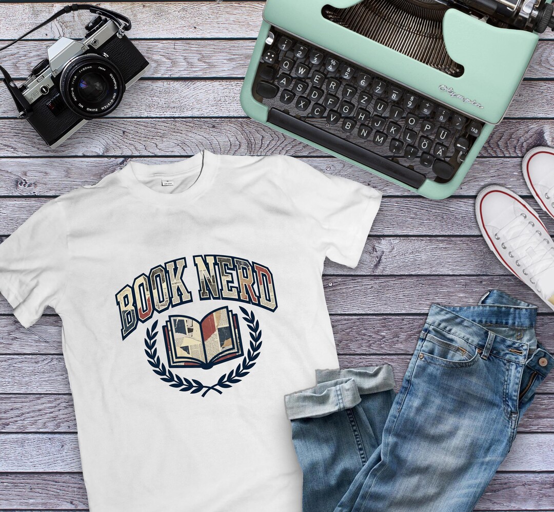 Academic Book Nerd PNG, Sublimation Design, Book Lover Reader (digital ...