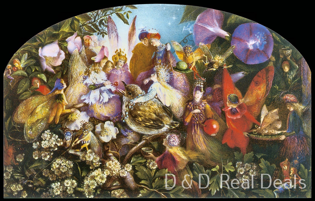 Fairy Vintage Art Print Reproduction "the Fledgling" by John Anster ...