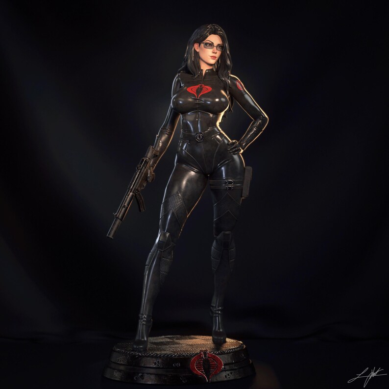 Baroness From G.I. Joe - 3D STL File | Resin Stl File | FDM Stl File ...