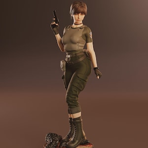 Rebecca Chambers From Resident Evil - 3D STL File | Resin Stl File ...