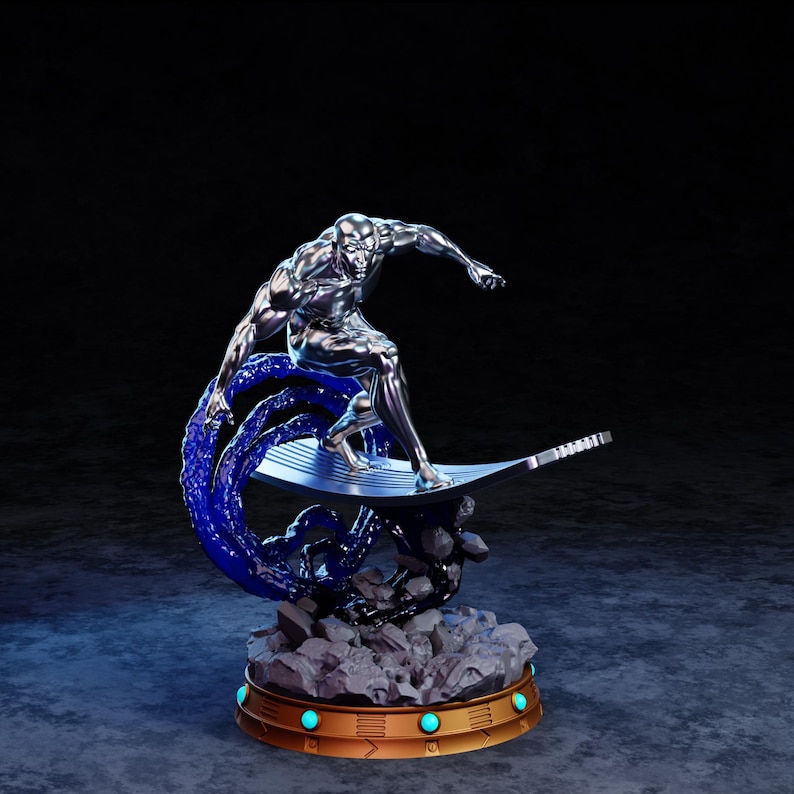 Silver Surfer From Fantastic Four - 3D STL File | Resin Stl File | FDM ...