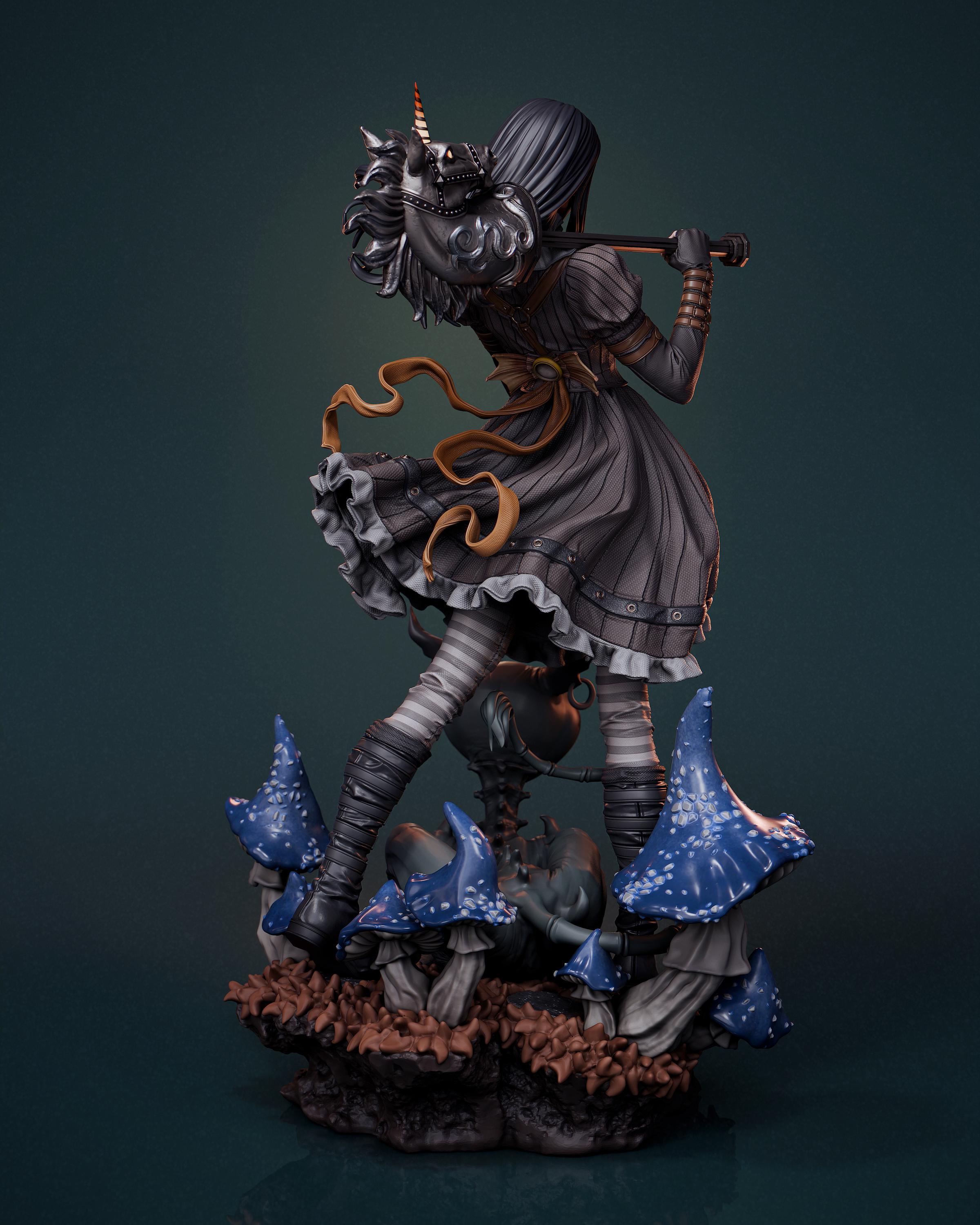 Alice in Wonderland - 3D STL File | Resin Stl File | FDM Stl File ...