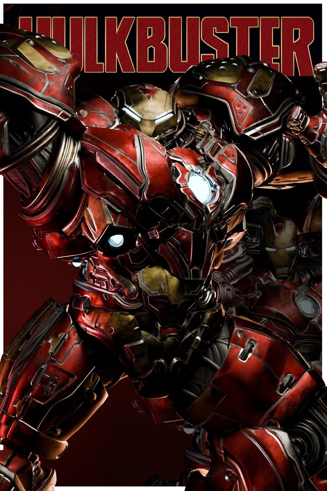 Hulkbuster From Marvel - 3D STL File | Resin Stl File | FDM Stl File ...
