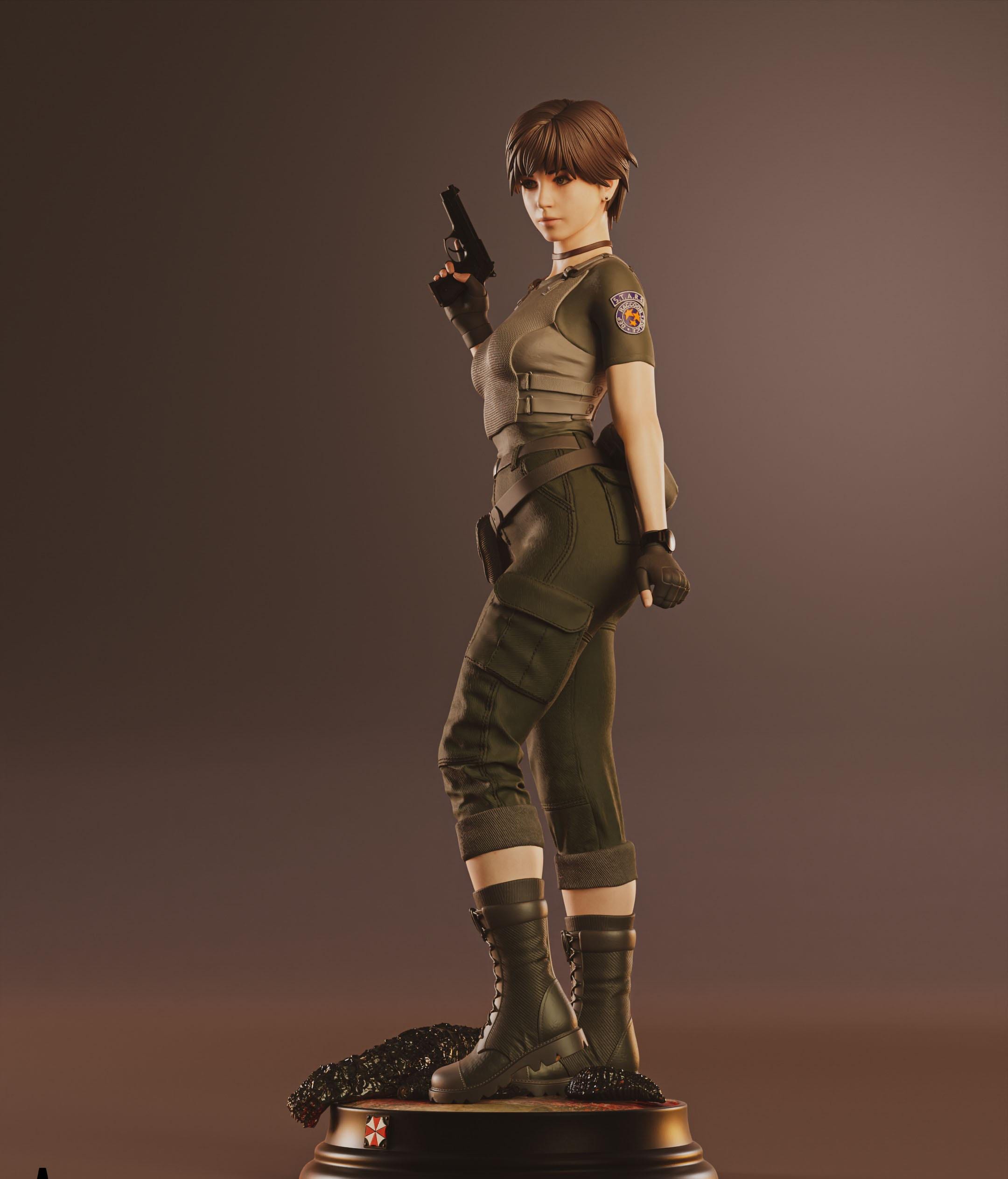 Rebecca Chambers From Resident Evil 3d Stl File Resin Stl File