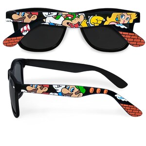 Super Mario glasses sunglasses Luigi Princess Peach Bowser | Etsy