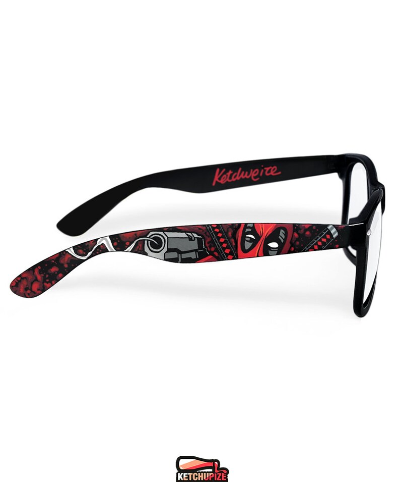 Deadpool Glasses Father's Day Unique Gift for Husband Geek - Etsy