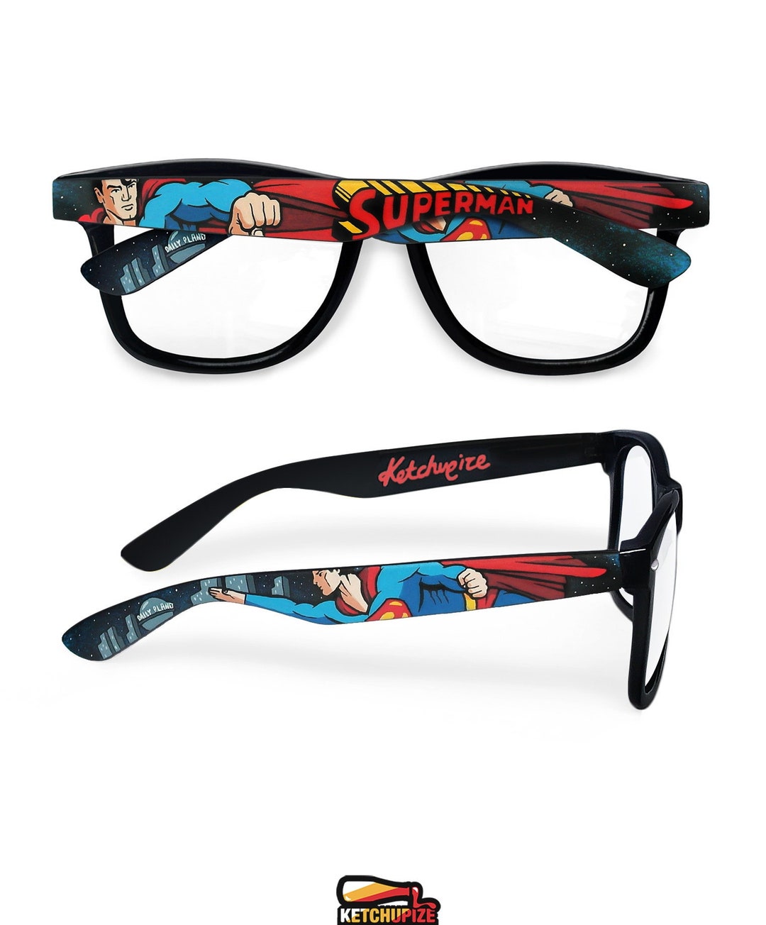 Comic Book Wayfarer Glasses Unique Birthday Gift for Boyfriend Geek ...