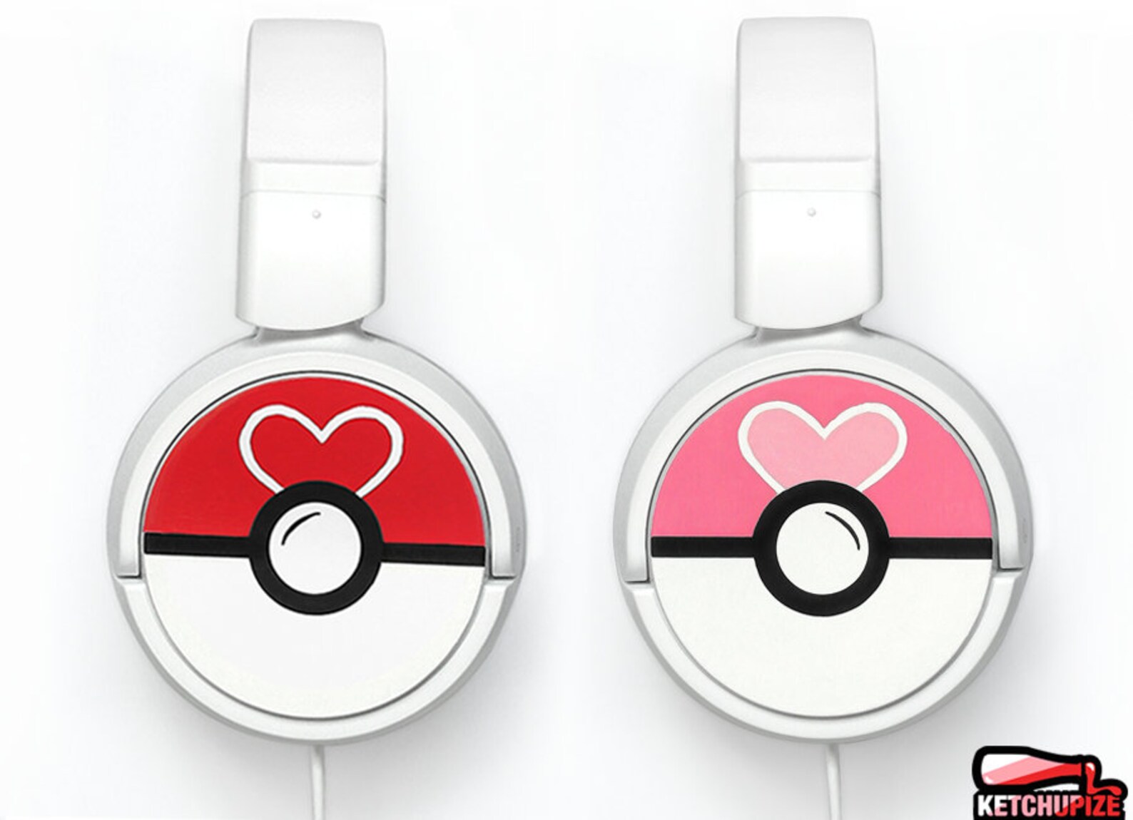 Pokemon headphones geeky gift for her personalized gift for | Etsy
