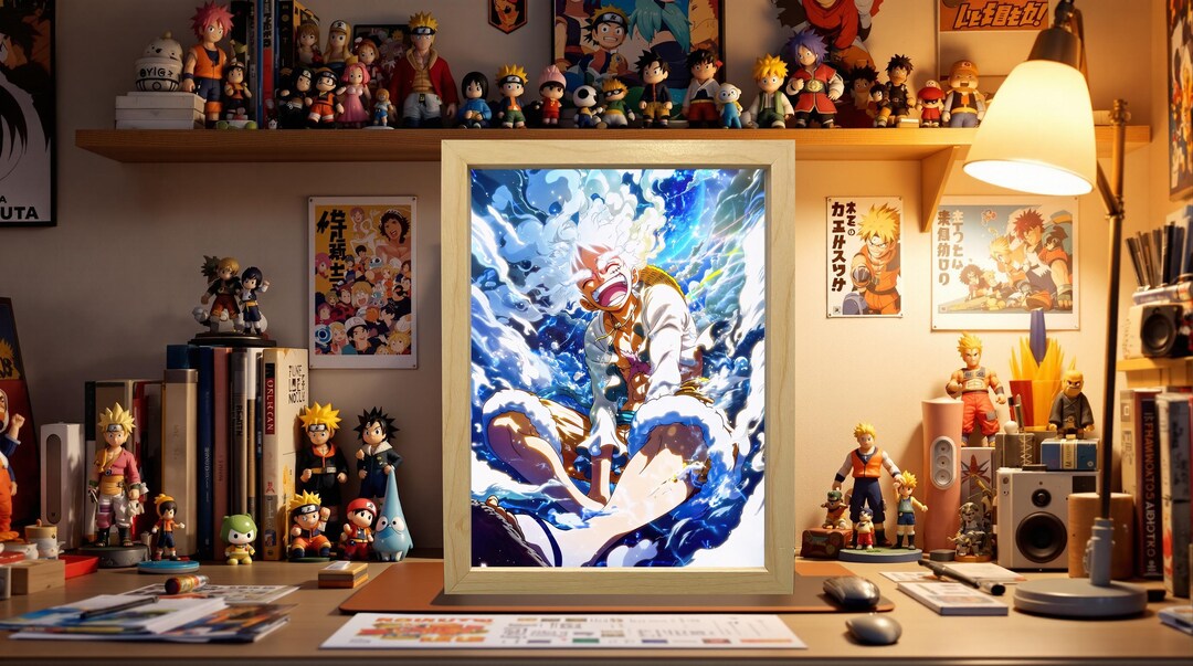 Luffy One Piece LED Light Box – Anime Night Lamp, Room Decor Gift - Etsy