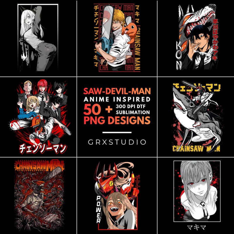 Chainsaw Man Devil Tshirt - Etsy