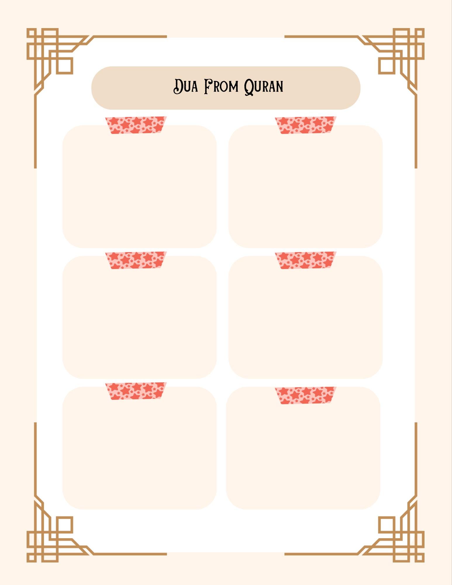 Digital Quran Planner (PDF) Quran Journaling - Etsy