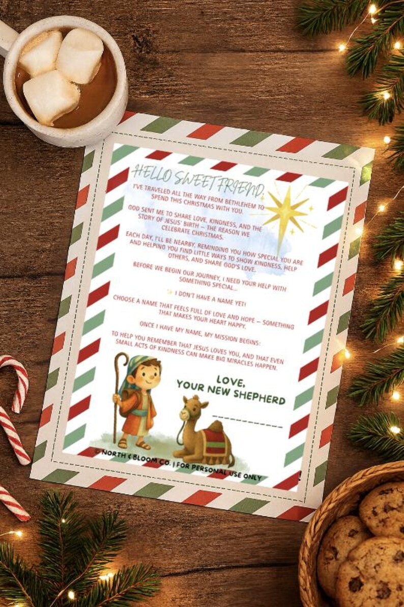 Shepherd on the Search Arrival Letter Set | 4 Printable Arrival Letters ...