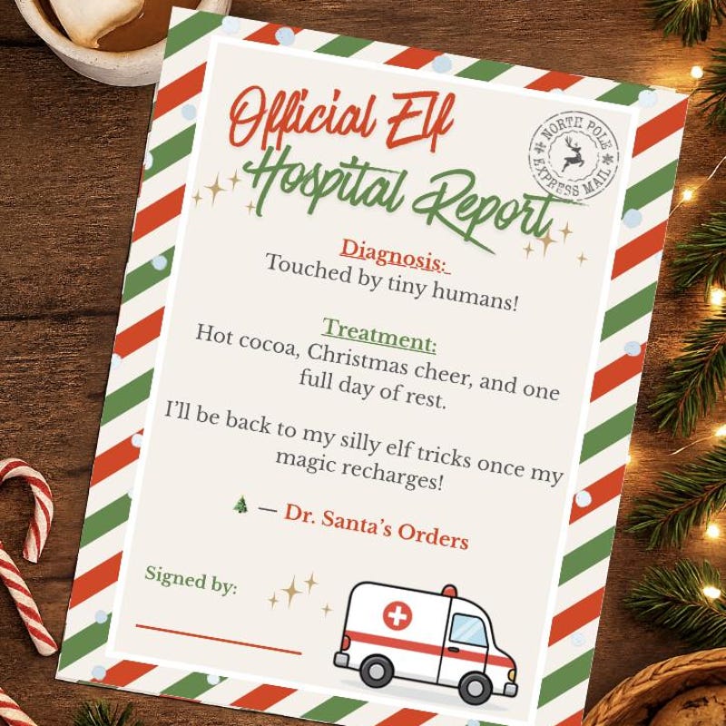 Hospital Elf on the Shelf - Etsy