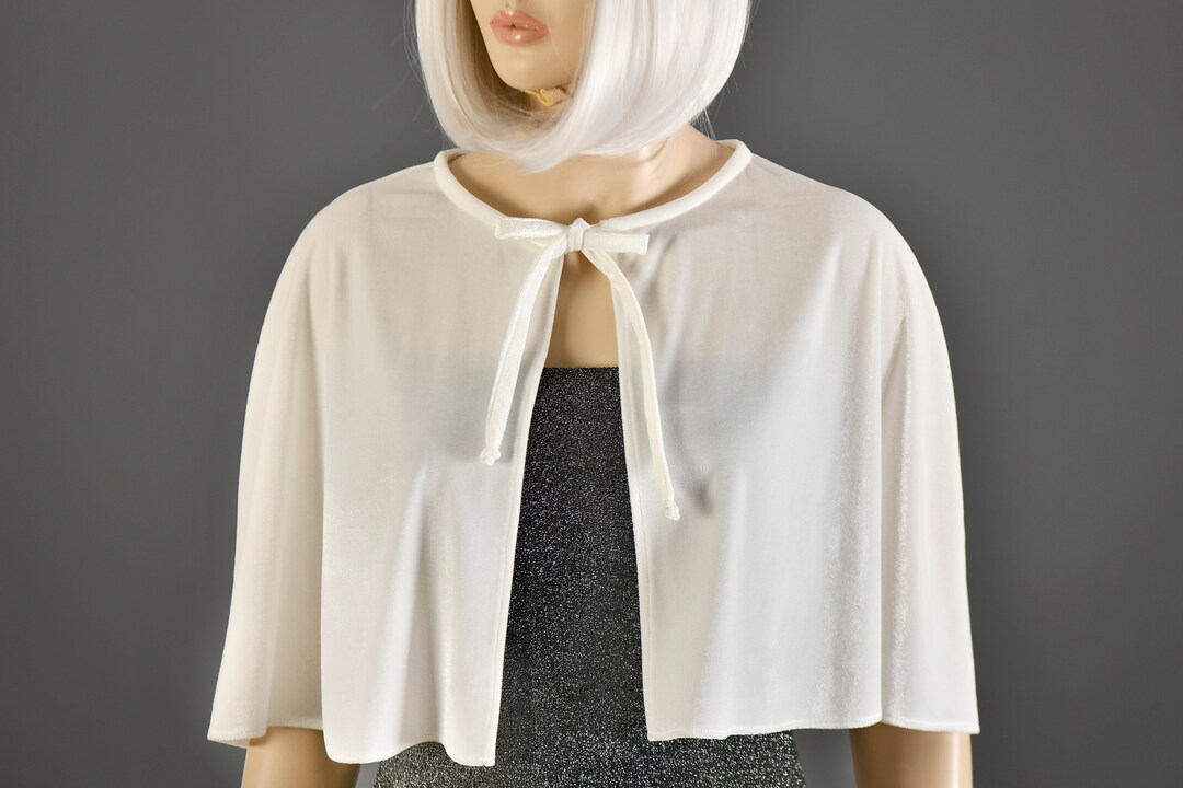 Velvet Velour Capelet Cape Wrap Wedding Shrug Velvet Capelet, Burgundy ...