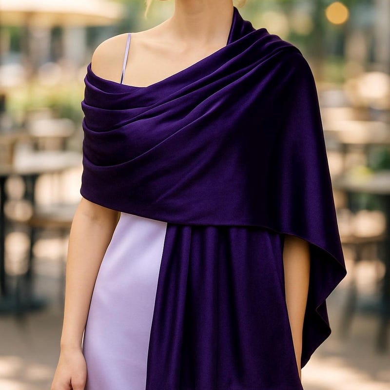 Plum Shrug - Etsy
