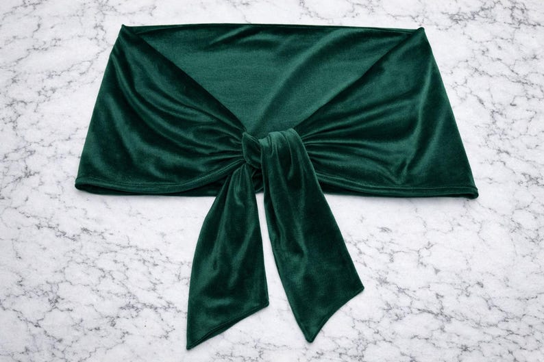 Pine Green Velvet Winter Capelet – Warm Tied Evening Wrap for Bride or ...