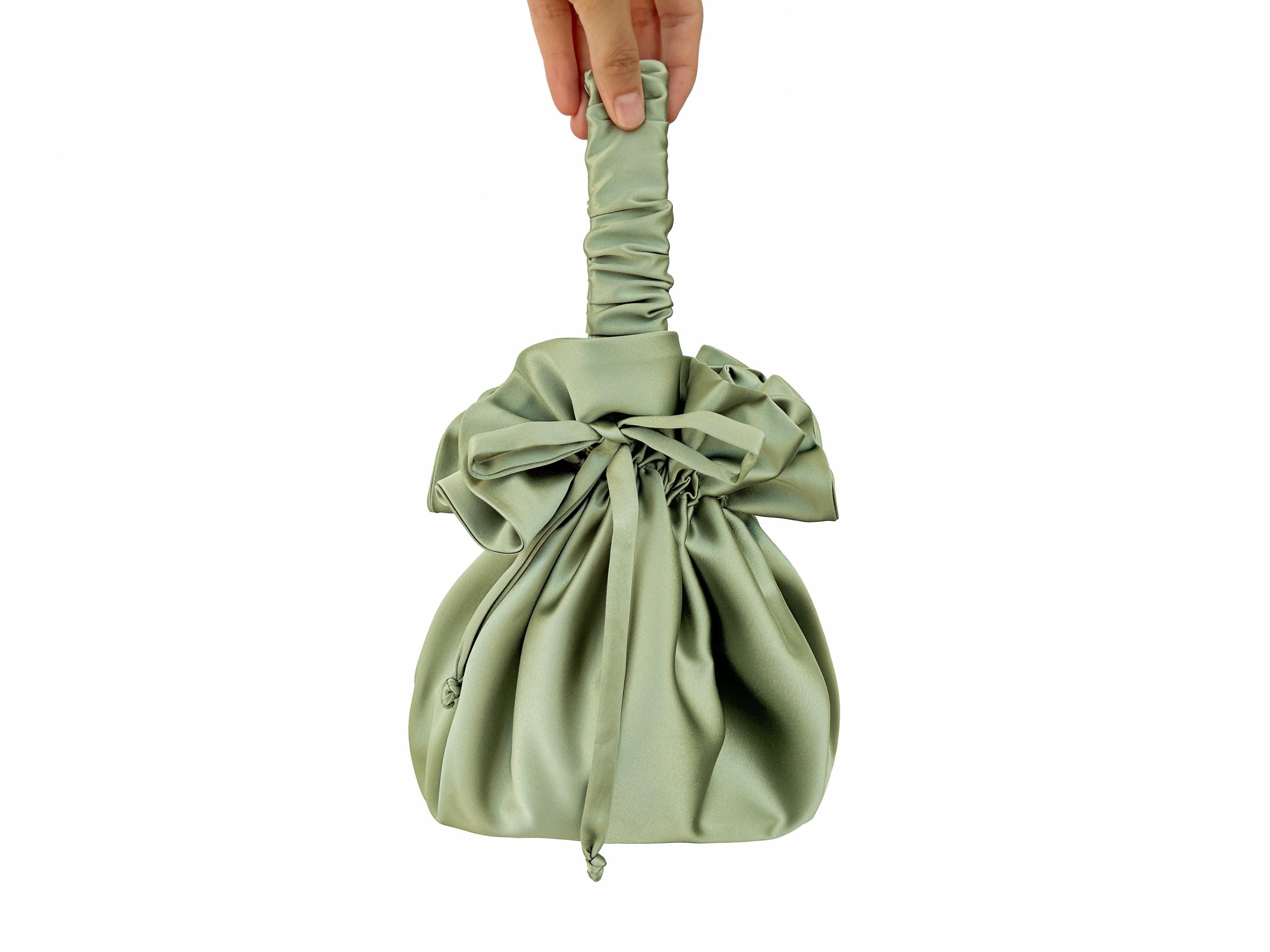 Wedding Satin Purse Money Bag, Special Occasion, Simple Elegant Bag ...