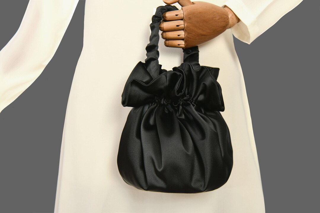 Satin Purse Bag, Cocktail Party Bag, Simple Elegant Bag, Evening Bag ...