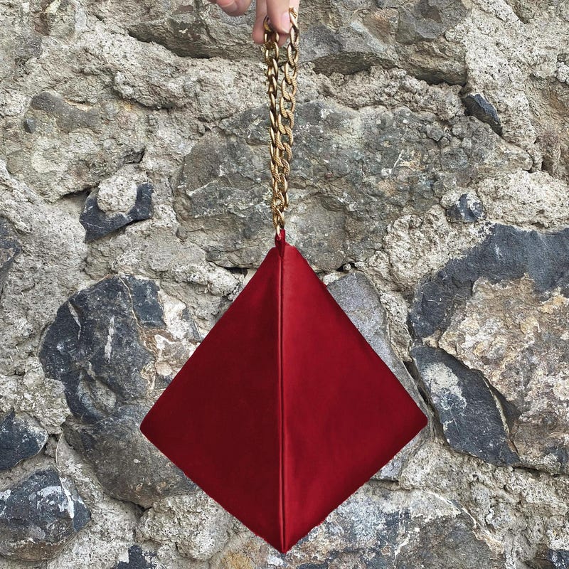 Triangle Purse - Etsy