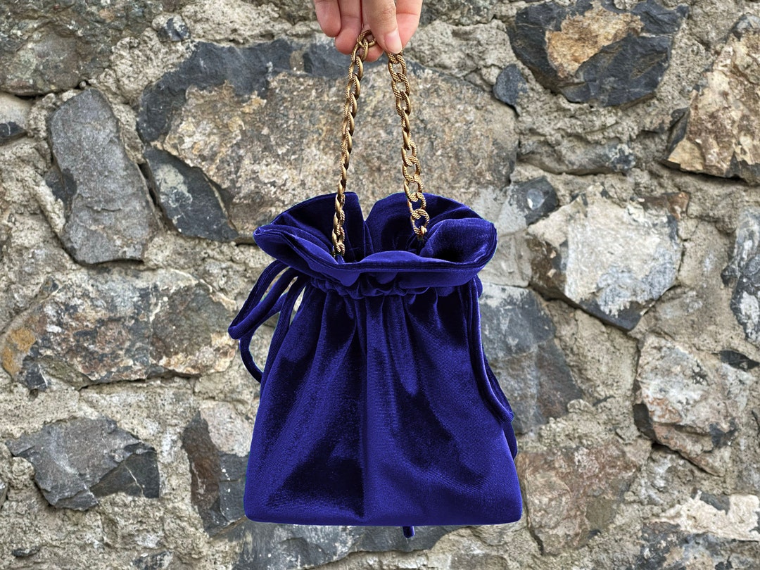 Royal Blue Knot Bag Purse, Dance & Prom Purse, Evening Pouch, Special ...